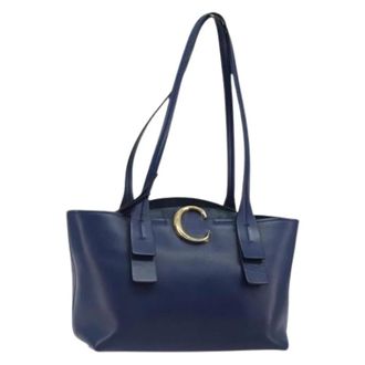 Chlo&eacute; Pre-owned Tote Bag - - Pre-owned - Damen - Blau - ONE SIZE