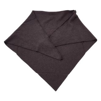 Faliero Sarti &Eacute;charpe triangulaire en cachemire - Femme - Accessoires - Brun - Taille: ONE Size