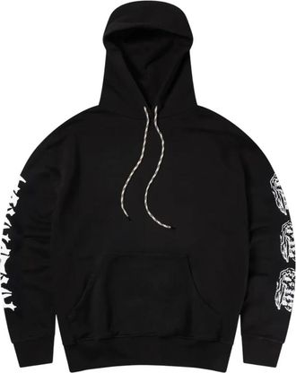 Aries Homme, Sweatshirts et sweats &agrave; capuche, Noir, Taille: XL Meowharishi Embroidered Sweat &agrave; capuche