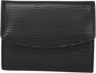 Louis Vuitton unisex, Pre-owned, Noir, Taille: ONE Size Portefeuille en cuir doccasion