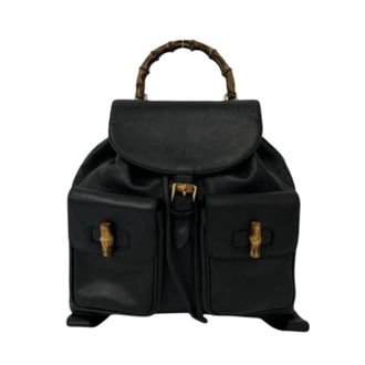 Gucci Pre-owned Vintage Rucksack - - Pre-owned - Damen - Schwarzk - ONE SIZE