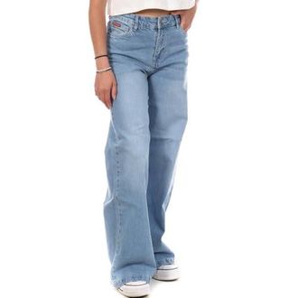 Lee Cooper Jean Large Bleu Moyen Femme Ouwa Bleach