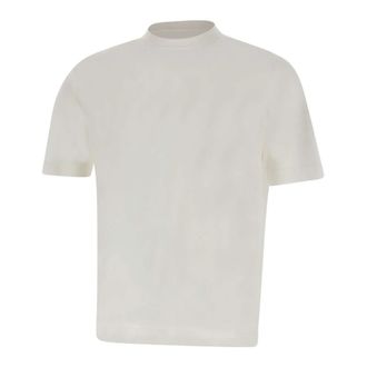 FILIPPO DE LAURENTIIS Homme, Tops, Blanc, Taille: 2XL T-Shirt en Cr&ecirc;pe de Coton