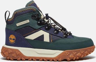 Timberland Halbhoher wasserfester GreenStride Motion 6 Bungee Sneaker f&uuml;r Jugendliche in Dunkelgr&uuml;n, Gr&uuml;n, Gr&ouml;&szlig;e