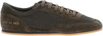 Common Projects Homme, Chaussures, Brun, Taille: 45 EU Minimal Runner Nylon Suede