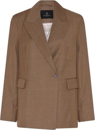 Bruuns Bazaar Femme, Vestes, Brun, Taille: 36 FR Willi Blazer