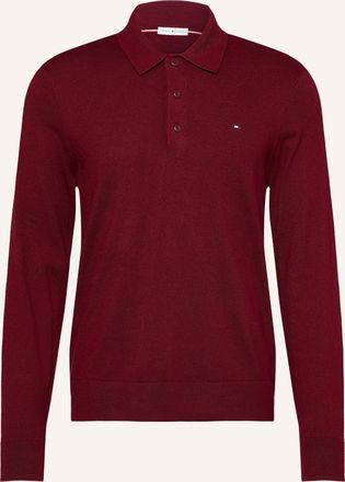 Tommy Hilfiger Strick-Poloshirt rot