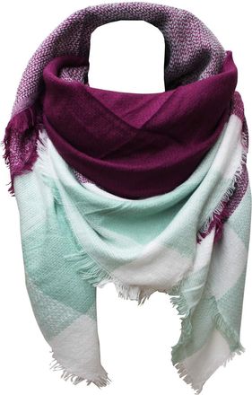 Glamexx24 XXL Kuschelige, Warme und Wunderschöne Damen Poncho Schal Mit Verschiedenen Muster