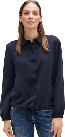 Street One Damen A344277 Hemdbluse, deep Blue, 34