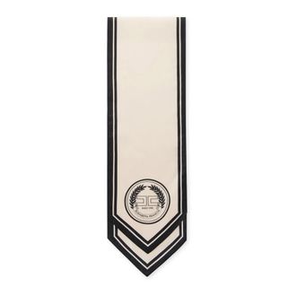 Elisabetta Franchi Seidenschal Foulard - - Accessories - Damen - Beige - ONE SIZE