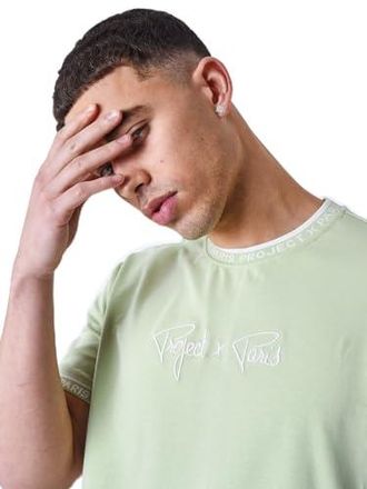 Project X Paris Tee Shirt Logo brod&eacute; en Relief Jade M