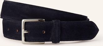 Kreis Kreis Ledergürtel blau