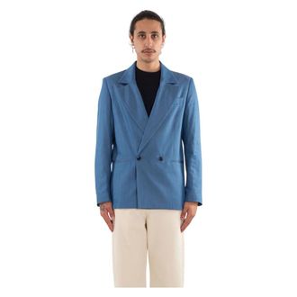 Costumein Denim Blazer im Donatien-Stil - - Jackets - Herren - Blau - XL