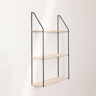 Sklum Wandregal aus Holz und Stahl, Arison - (mehr Farbe)
