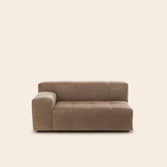 Madura Canap&eacute; Modulable Accoudoir G Uberto Opal beige chaud - BEIGE