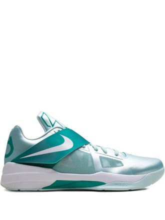 Nike baskets KD 4 Easter Mint Candy/White/New Green - Bleu