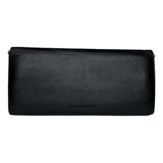 Burberry Portefeuille en cuir Pre-owned - Femme - Pre-owned - Noir - Taille: ONE Size
