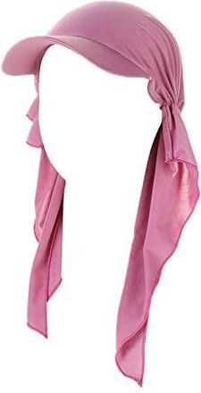 Generic Bandana à visière pour femme - Chapeau de soleil avec visière - Bonnet dété - Casquette de tennis - Casquette de baseball - Turban - Chapeau de soleil