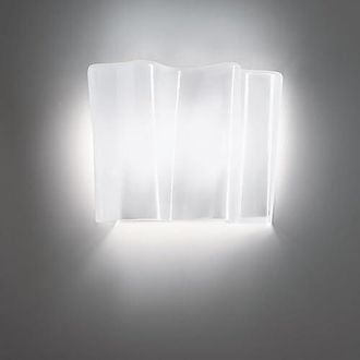 Artemide Logico Mini-Wandleuchte, Seide/Grau