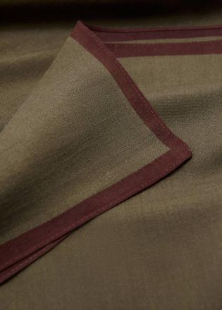 Mango Foulard laine vert moyen - Femme - Taille unique - MANGO