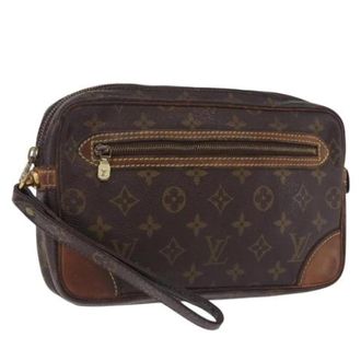 Louis Vuitton Pre-owned Monogram Clutch Bag - - Pre-owned - Damen - Braun - ONE SIZE