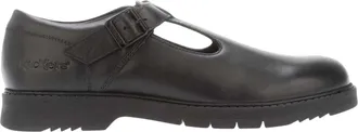 Kickers Finley Formelle Schuhe f&uuml;r Damen, Leder, T-Tr&auml;ger (Schwarz)