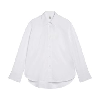 Toteme Chemise Popeline Boxy - Femme - Blouses et Chemises - Blanc - Taille: 38 FR