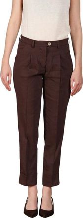 Mason's Femme, Pantalons, Brun, Taille: 46 FR New York Carrot Sartoriale