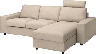 IKEA VIMLE 3er-Sofa mit Récamiere