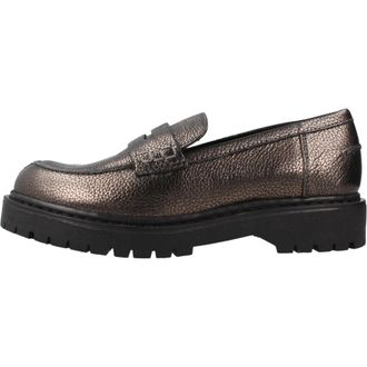 Geox Mocassins Bleyze - Femme - Chaussures - Gris - Taille: 35 EU
