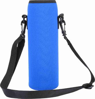 CHICIRIS Wasserflaschen-Thermohalter-Etui, Verbr&uuml;hungssichere H&uuml;lle f&uuml;r Outdoor-Sportarten, Neopren-Material, Waschbar, Verstellbarer Riemen, f&uuml;r die Meisten M