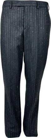 Laneus Homme, Pantalons, Gris, Taille: 3XS Pantalon de Costume
