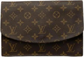 Louis Vuitton Pre-owned Pochette Clutch 23 - Femme - Pre-owned - Brun - Taille: ONE Size