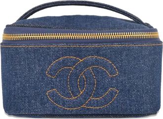 Chanel 1997 Vanity Jeans-Handtasche - Blau