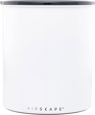 Airscape Bo&icirc;te de rangement pour caf&eacute; (1,1 kg de grains secs) - R&eacute;cipient de stockage alimentaire extra large, couvercle herm&eacute;tique brevet&eacute; &agrave; valve bidirection