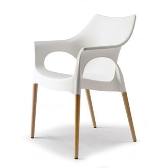 SCAB Design Scab Design - Chaise avec pieds bois naturel - natura ola - vendu &agrave; lunit&eacute; - d&eacute;co