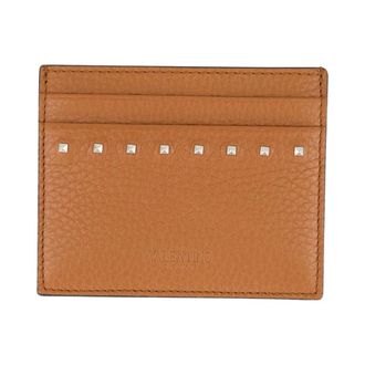 Valentino Garavani Kartenhalter mit Rockstuds - - Accessories - Herren - Braun - ONE SIZE