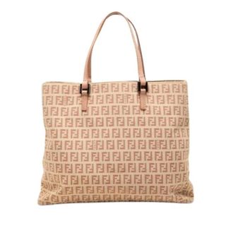 Fendi Pre-owned Canvas Tote - - Pre-owned - Damen - Beige - ONE SIZE