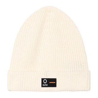 Suns Gerippte Strickm&uuml;tze - - Accessories - Herren - Wei&szlig; - ONE SIZE