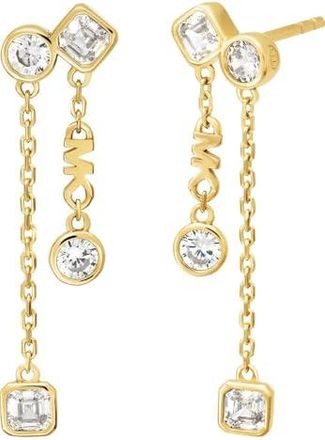 Michael Kors Boucles doreilles pour femme en métal doré ornées de pierres semi-précieuses avec fermoir à tige