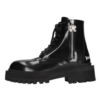 Palm Angels Femme, Chaussures, Noir, Taille: 36 EU Lace-up Bottes