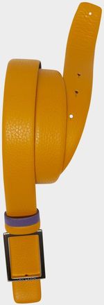 van Laack Lederg&uuml;rtel mit Silberner Schlie&szlig;e