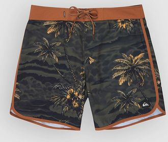 Quiksilver Surfsilk Scallop 18 Boardshorts black sundown