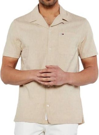 Tommy Hilfiger Chemisette Ecru Homme Linen Blend Camp-Aruba
