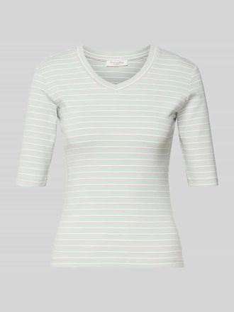 Christian Berg Longsleeve mit 3/4-Arm und V-Ausschnitt