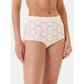 Selmark Klassischer Damenslip mit hoher Taille 10903 Beige