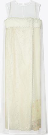Tory Burch Damen Devor&eacute;-Kleid mit transparenter Lage
