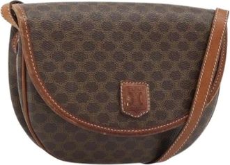 Celine Sac bandouli&egrave;re Macadam doccasion - Femme - Pre-owned - Brun - Taille: ONE Size
