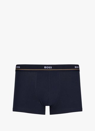 HUGO BOSS Lot de 5 boxers unis en coton m&eacute;lang&eacute;