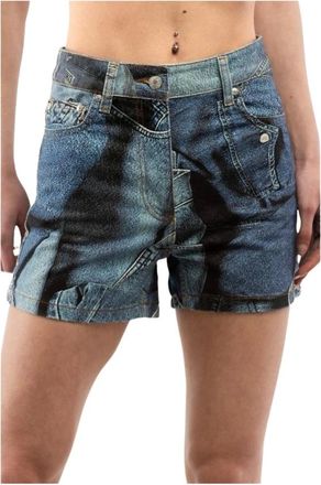 Moschino Femme, Shorts, Bleu, Taille: W24 Shorts
